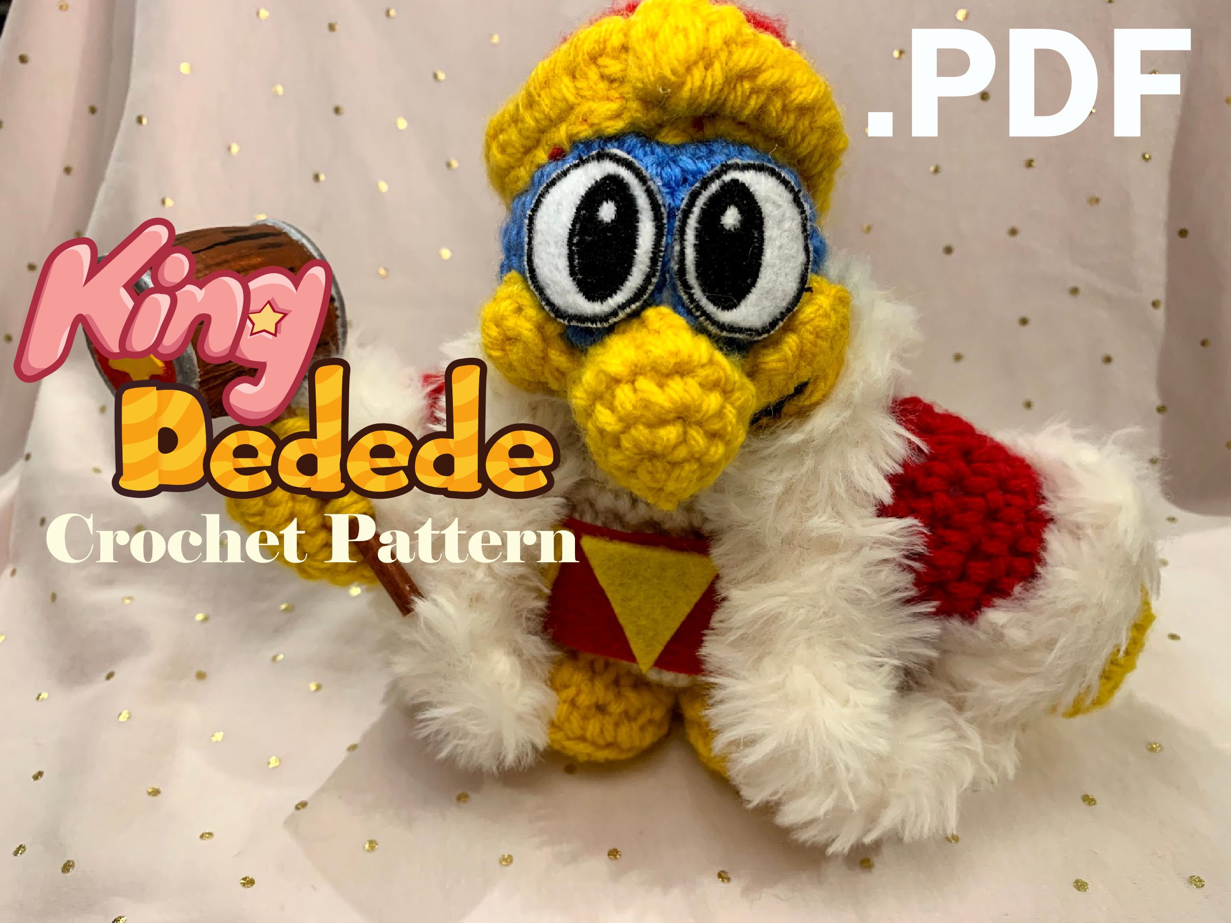 King Dedede Kirby Amigurumi Crochet Pattern .PDF | Etsy