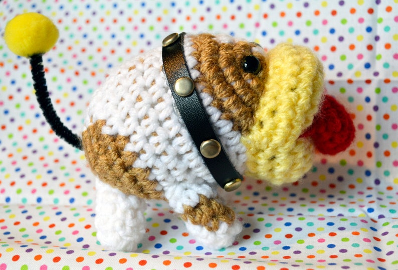 Yoshi's Woolly World Poochy Crochet Plush Amigurumi | Etsy