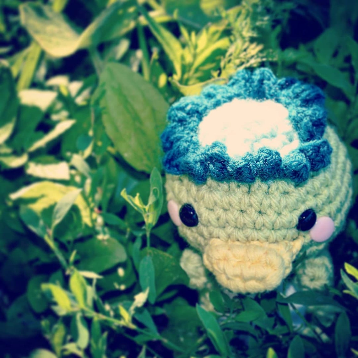Cute Crochet Japanese Kappa Chibi Amigurumi Plushie - Etsy