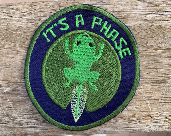 It's A Phase Tadpole Patch - Etsy