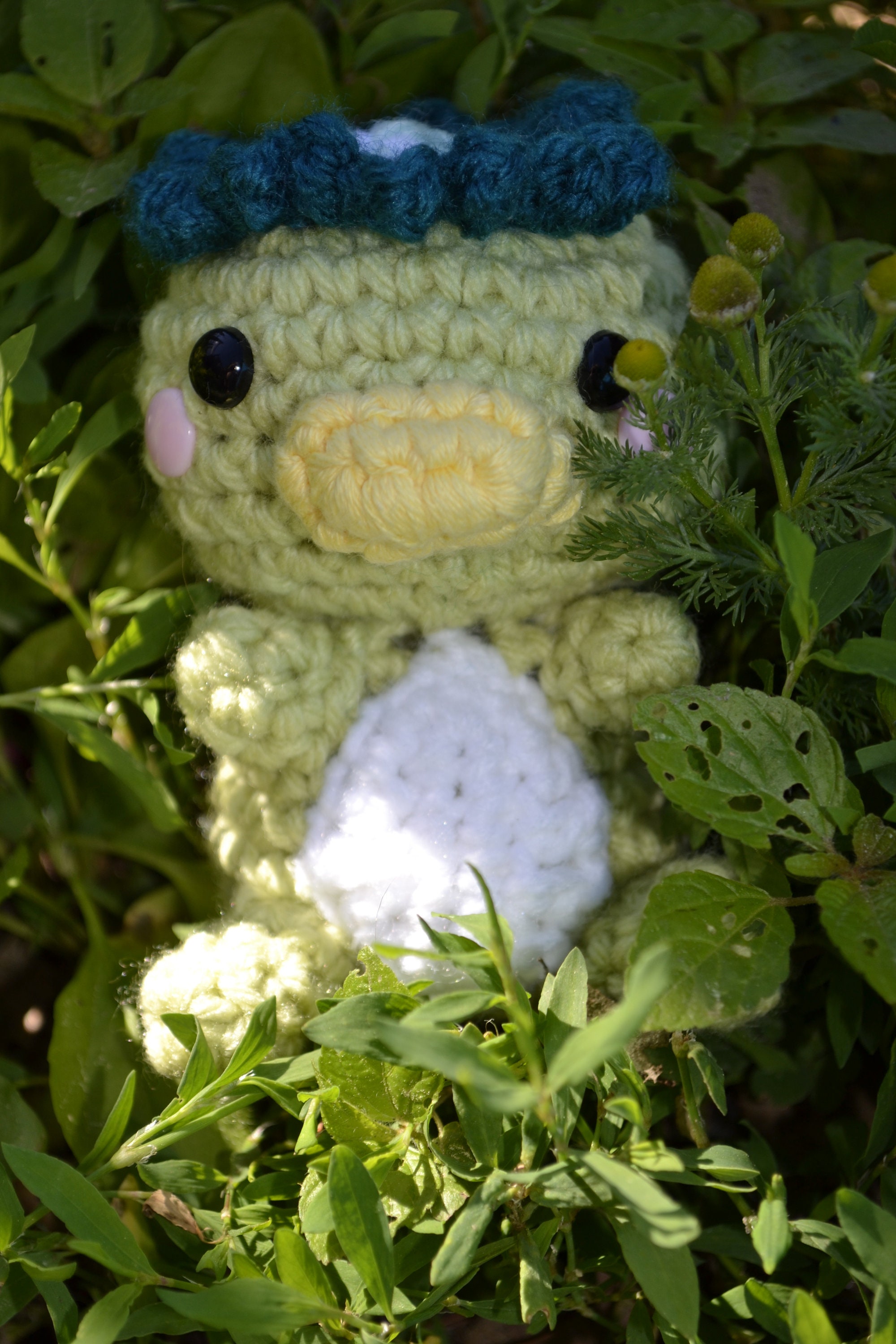 Cute Crochet Japanese Kappa Chibi Amigurumi Plushie - Etsy