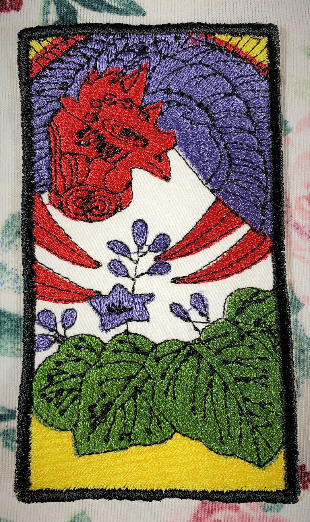 Hanafuda December Phoenix Patch - Etsy
