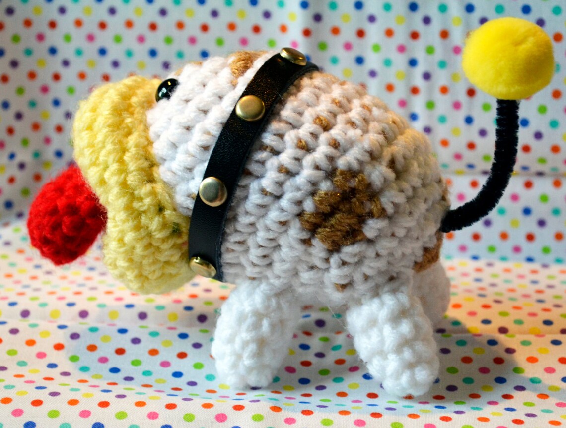 Yoshi's Woolly World Poochy Crochet Plush Amigurumi | Etsy