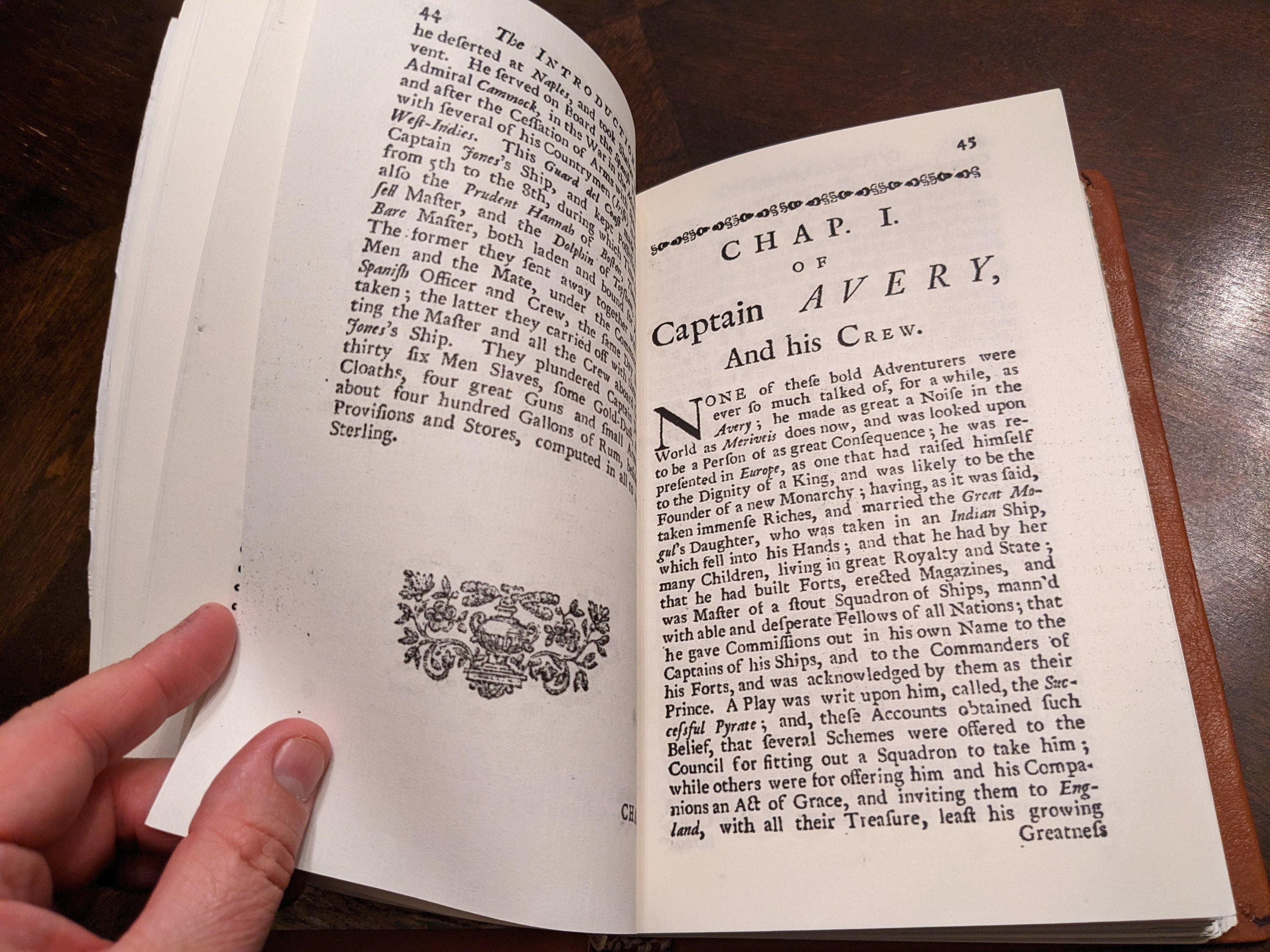 Hand Bound, Gilded Book: History of Pirates Book Facsimile a General ...