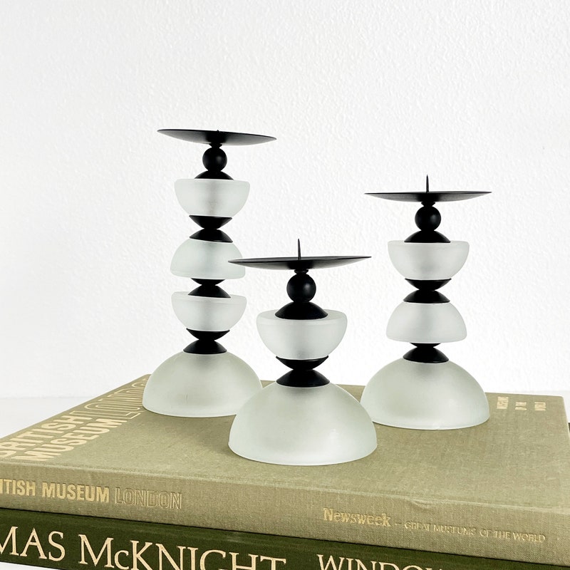 3 Candle Block Holder - Etsy