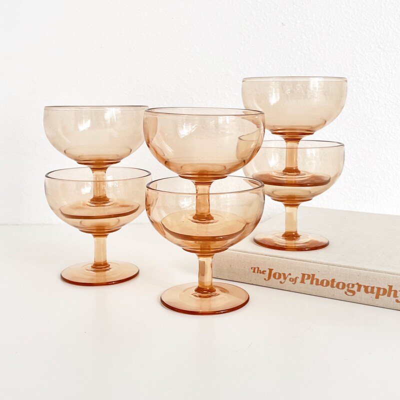 Colored Glassware - Etsy