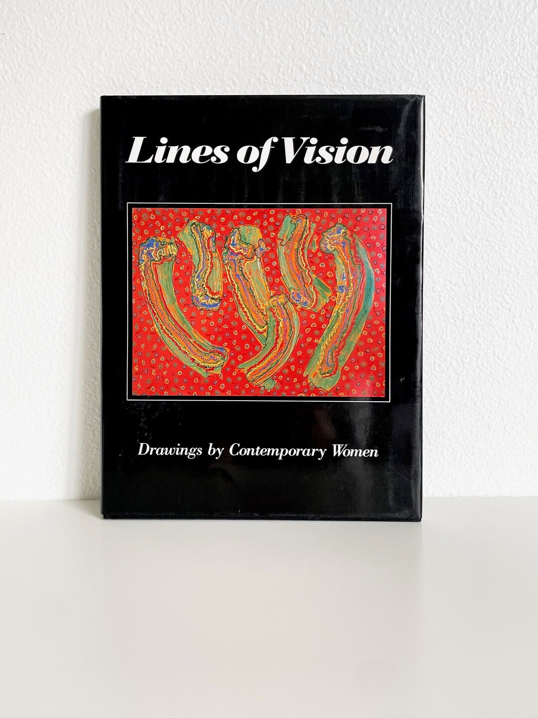 Lines of Vision Drawings by Contemporary Women 1980s Vintage Art Coffee ...
