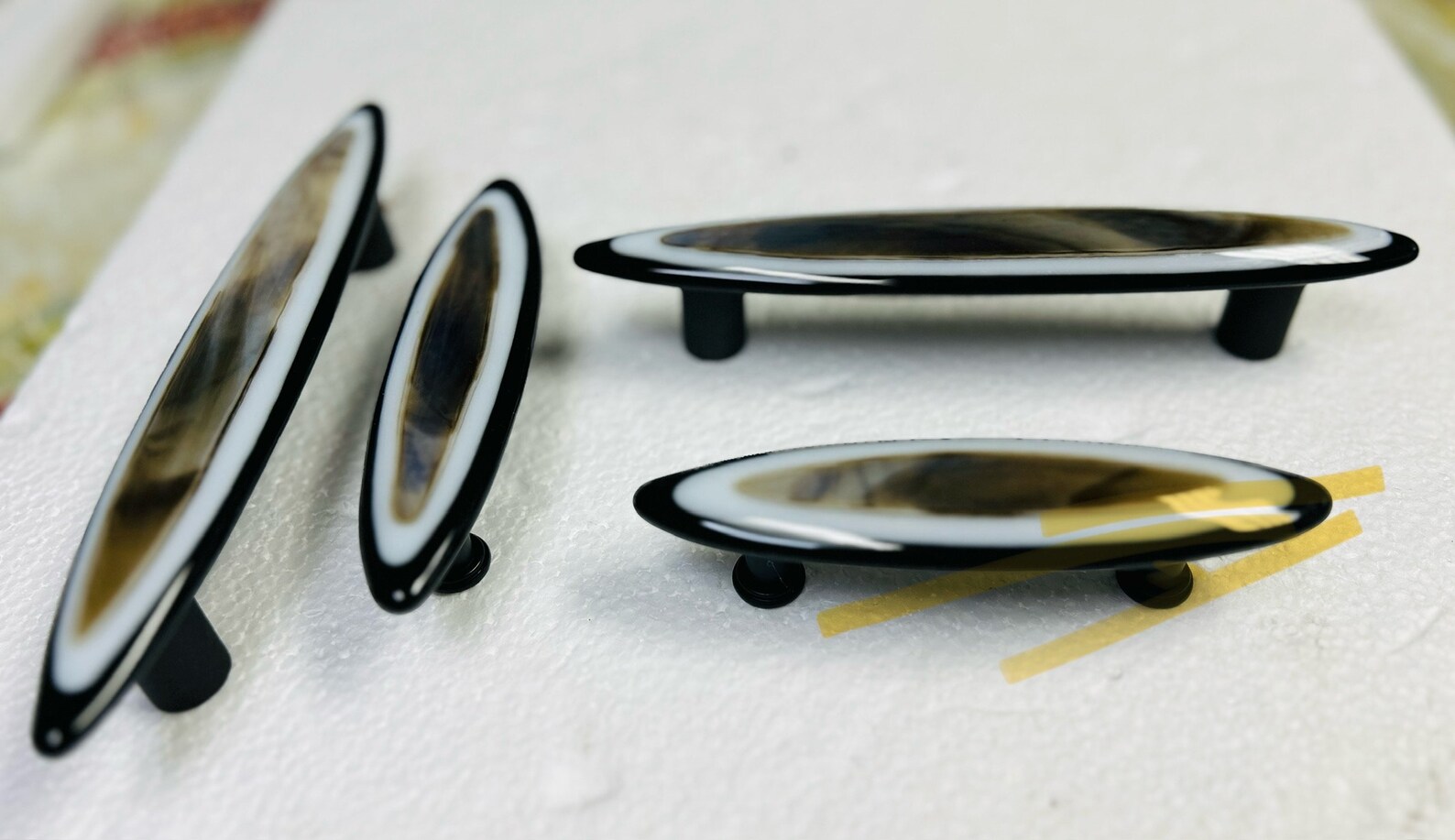 Custom Cabinet Knobs, Pulls and Handles, Glass Cabinet Pulls, Glass ...