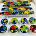 Colorful Cast Fused Glass Cabinet Pulls and Knobs - Etsy