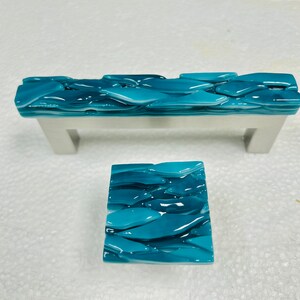 Fused Glass Cabinet Handles and Knobs - Etsy