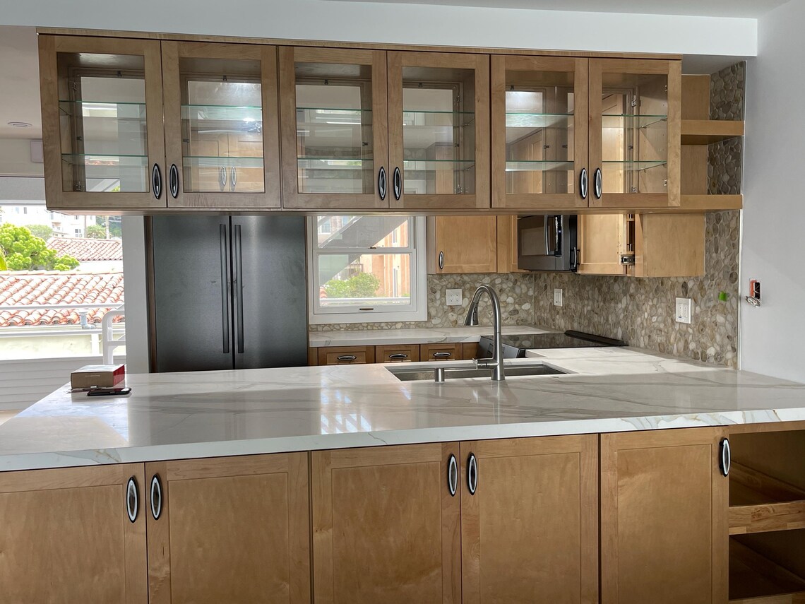 Custom Cabinet Knobs, Pulls and Handles, Glass Cabinet Pulls, Glass ...