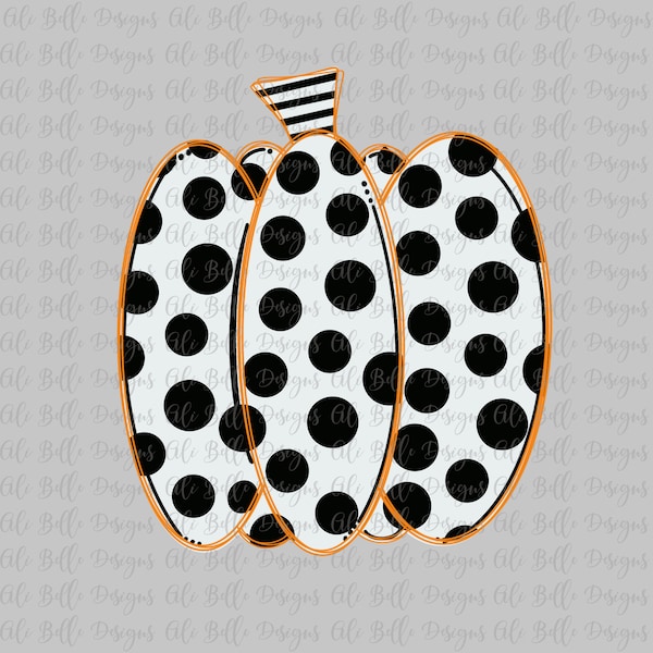 Polka Dot Pumpkins - Etsy