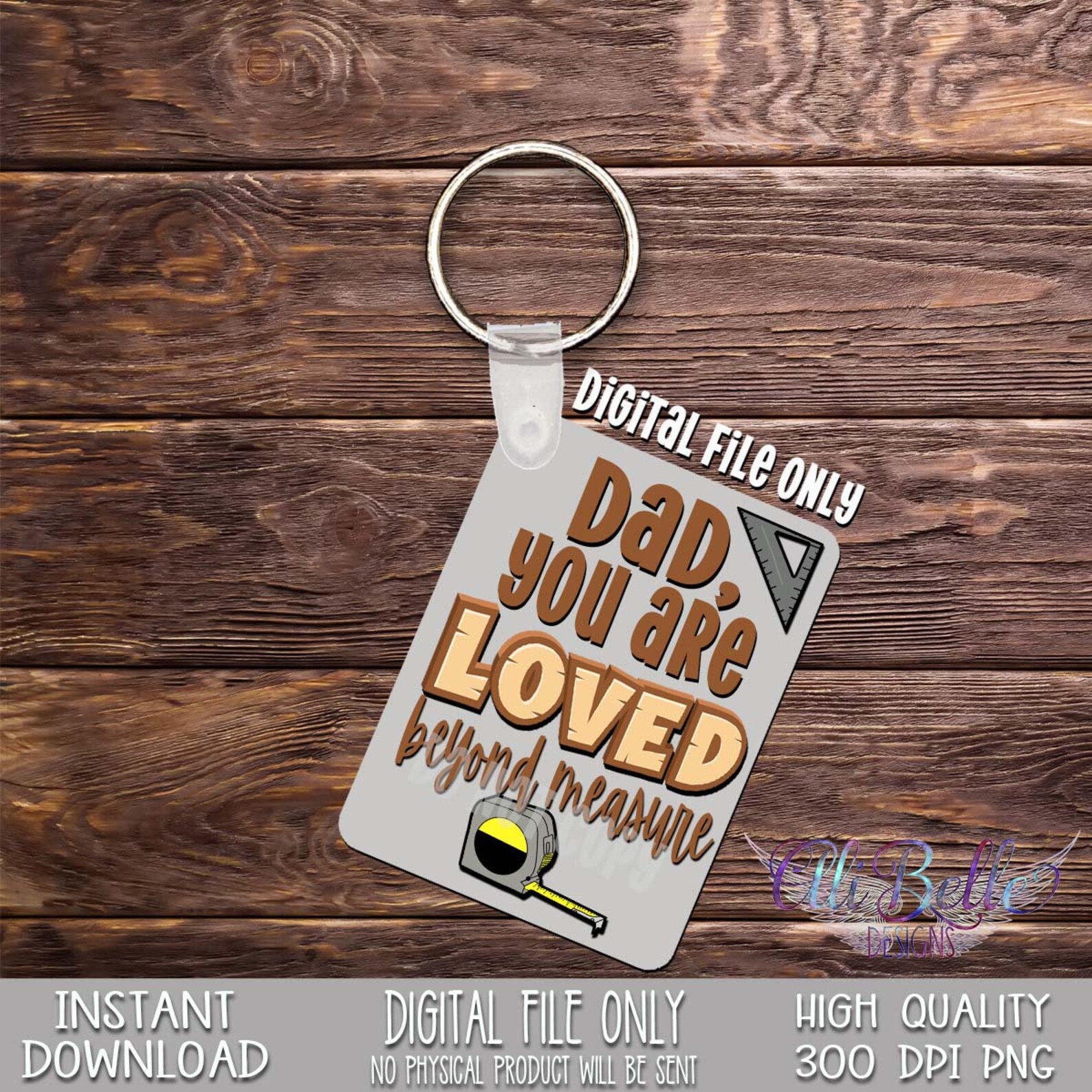 Dad Loved Beyond Measurefunny Father's Day Sublimation - Etsy