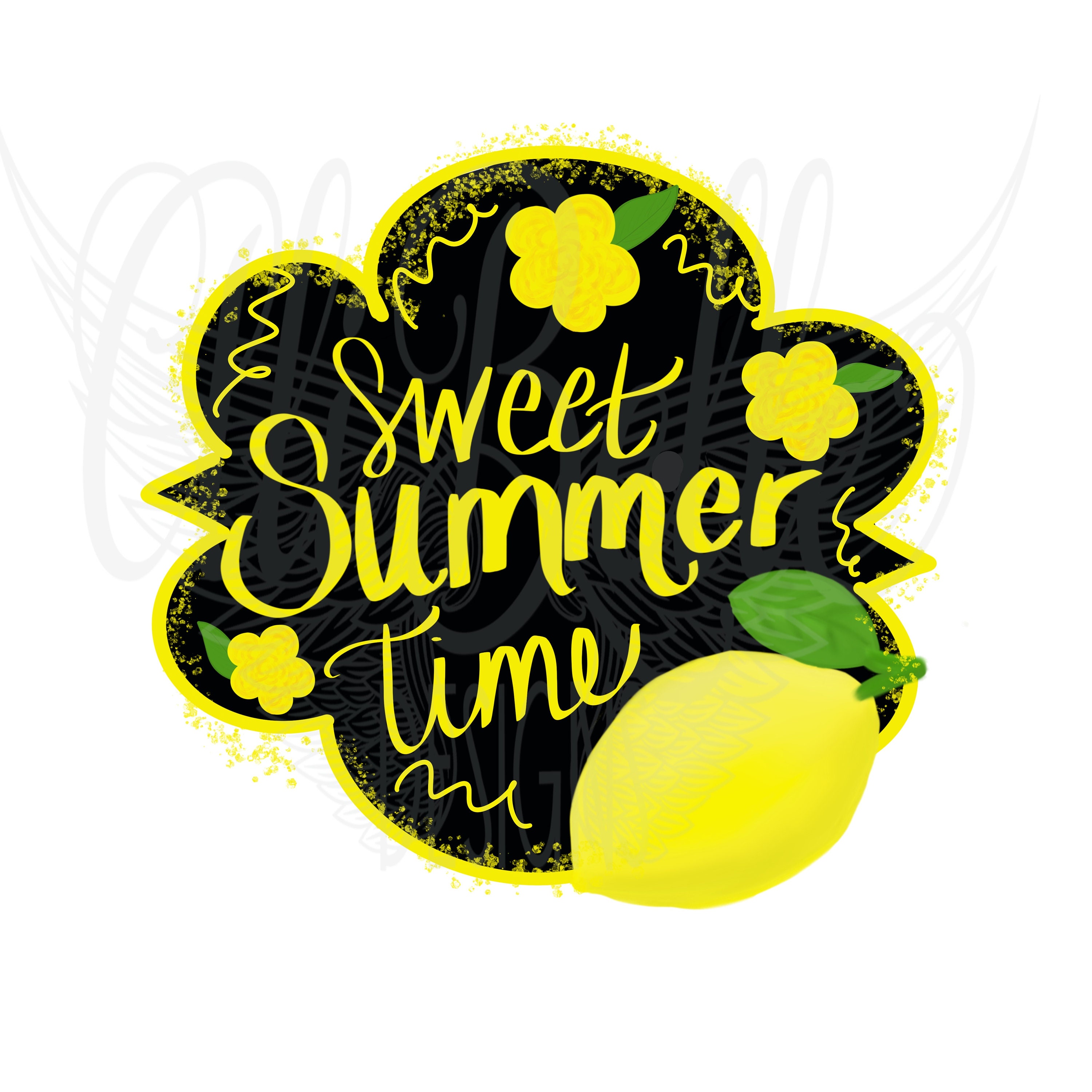 Sweet Summer Time Lemon Sublimation Design Printable Art - Etsy