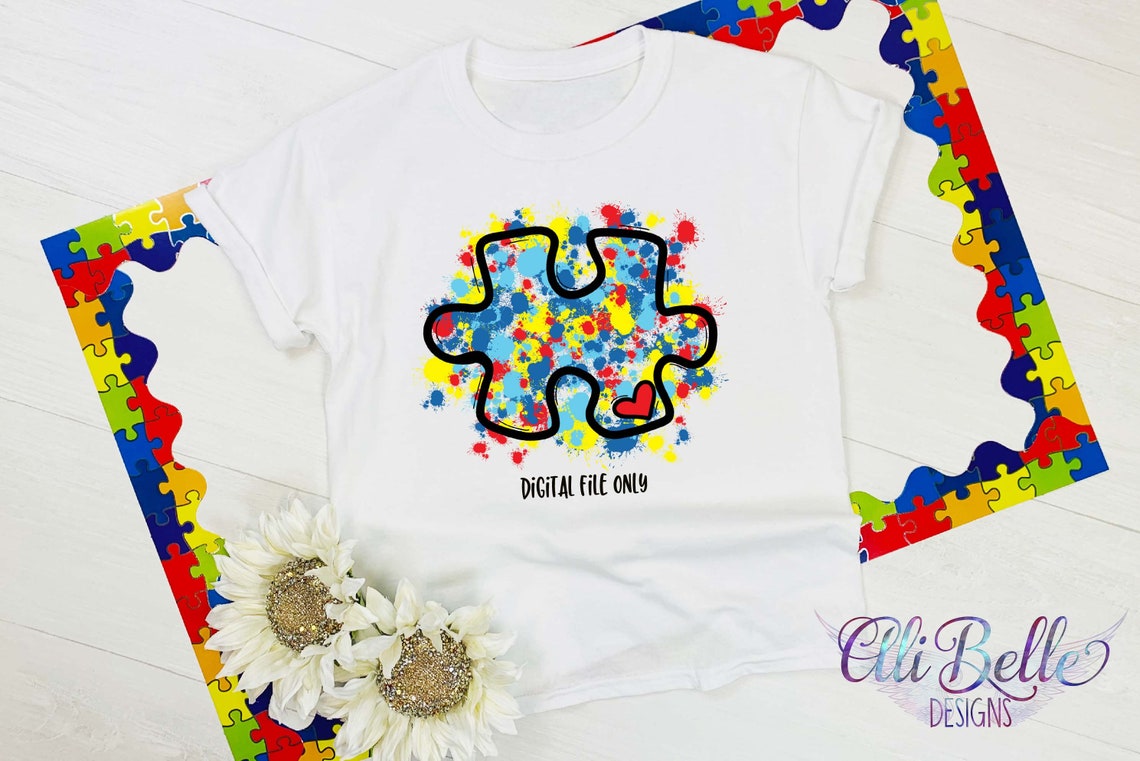 Autism Sublimation PNG Design Autism Love Autism - Etsy