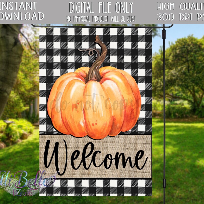 Fall Garden Flag - Etsy