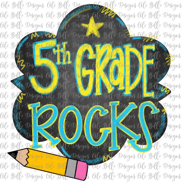 5th Grade Rocks - Etsy