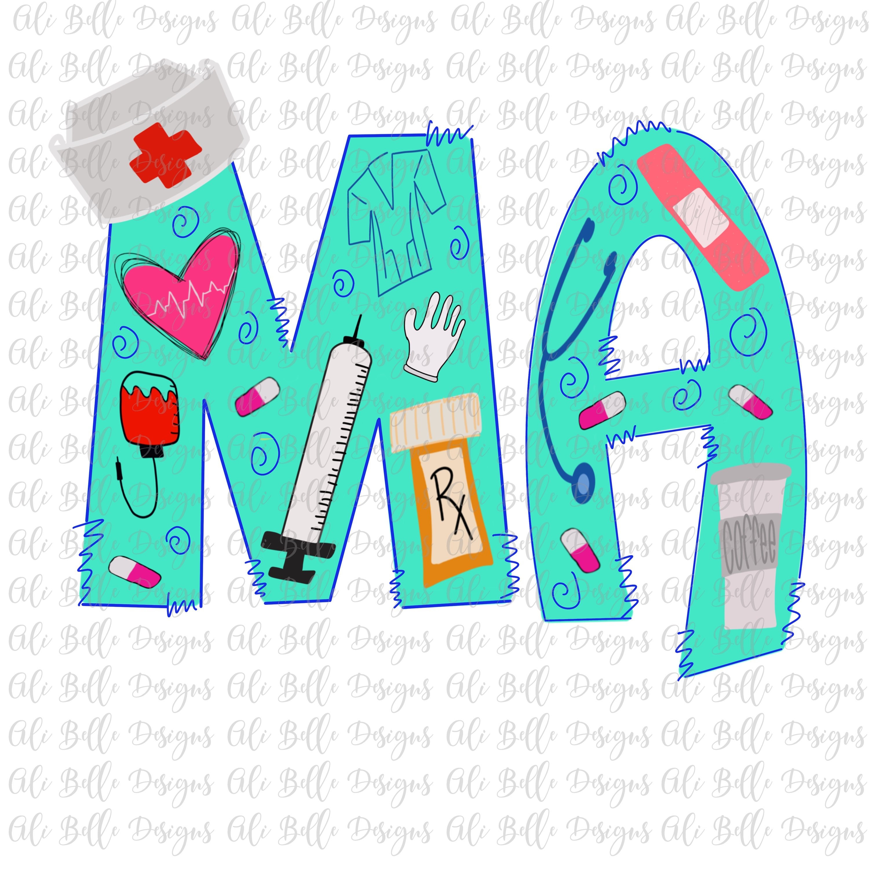 MA Medical Assistant Sublimation Design Printable Art - Etsy MA Medical Assistant Sublimation Design Printable Art - Etsy