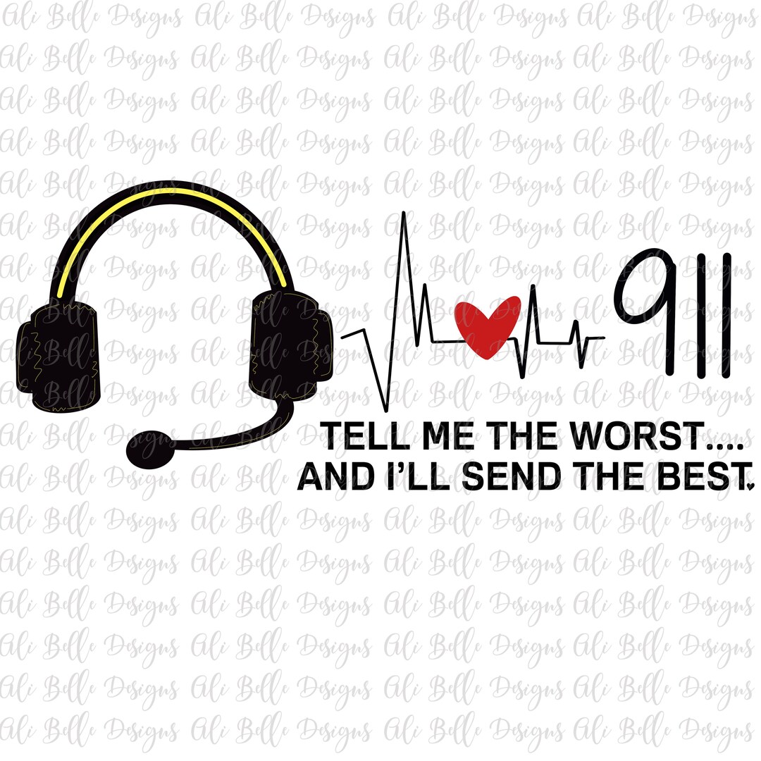 Dispatcher Sublimation PNG Design | Dispatcher PNG | 911 Dispatcher ...