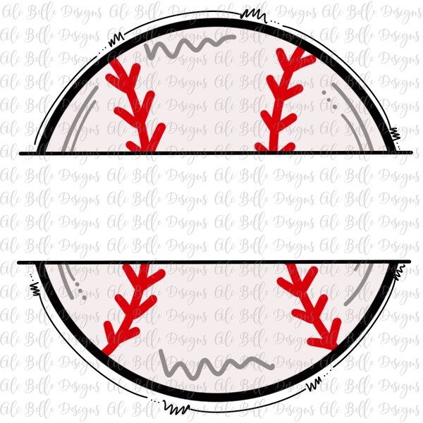 Split Baseball - Etsy