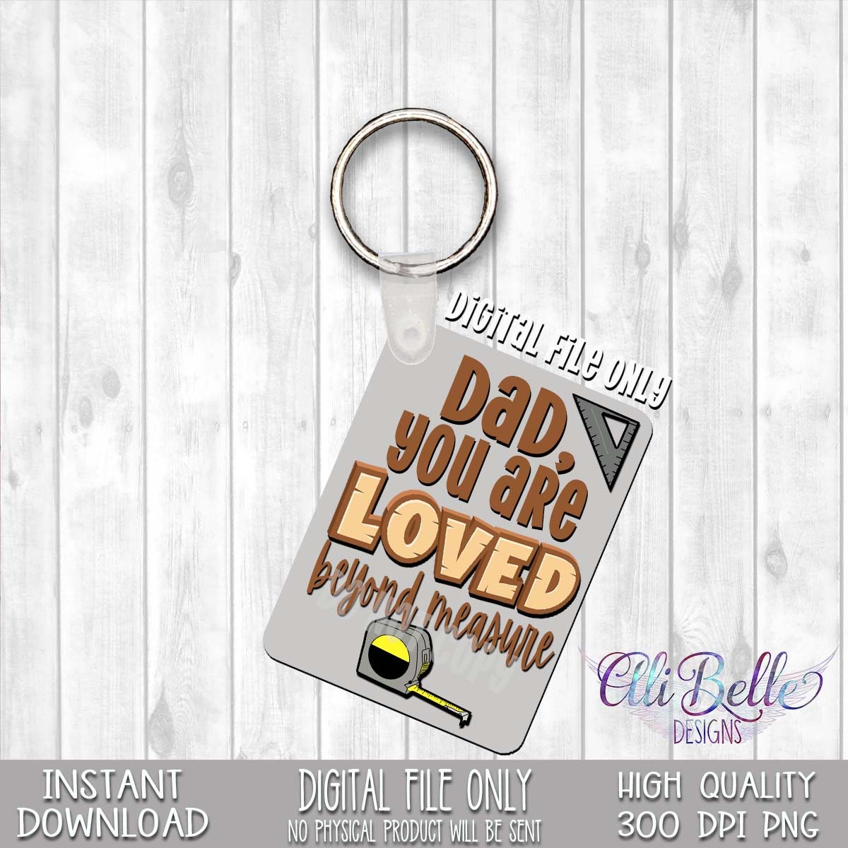 Dad Loved Beyond Measurefunny Father's Day Sublimation - Etsy