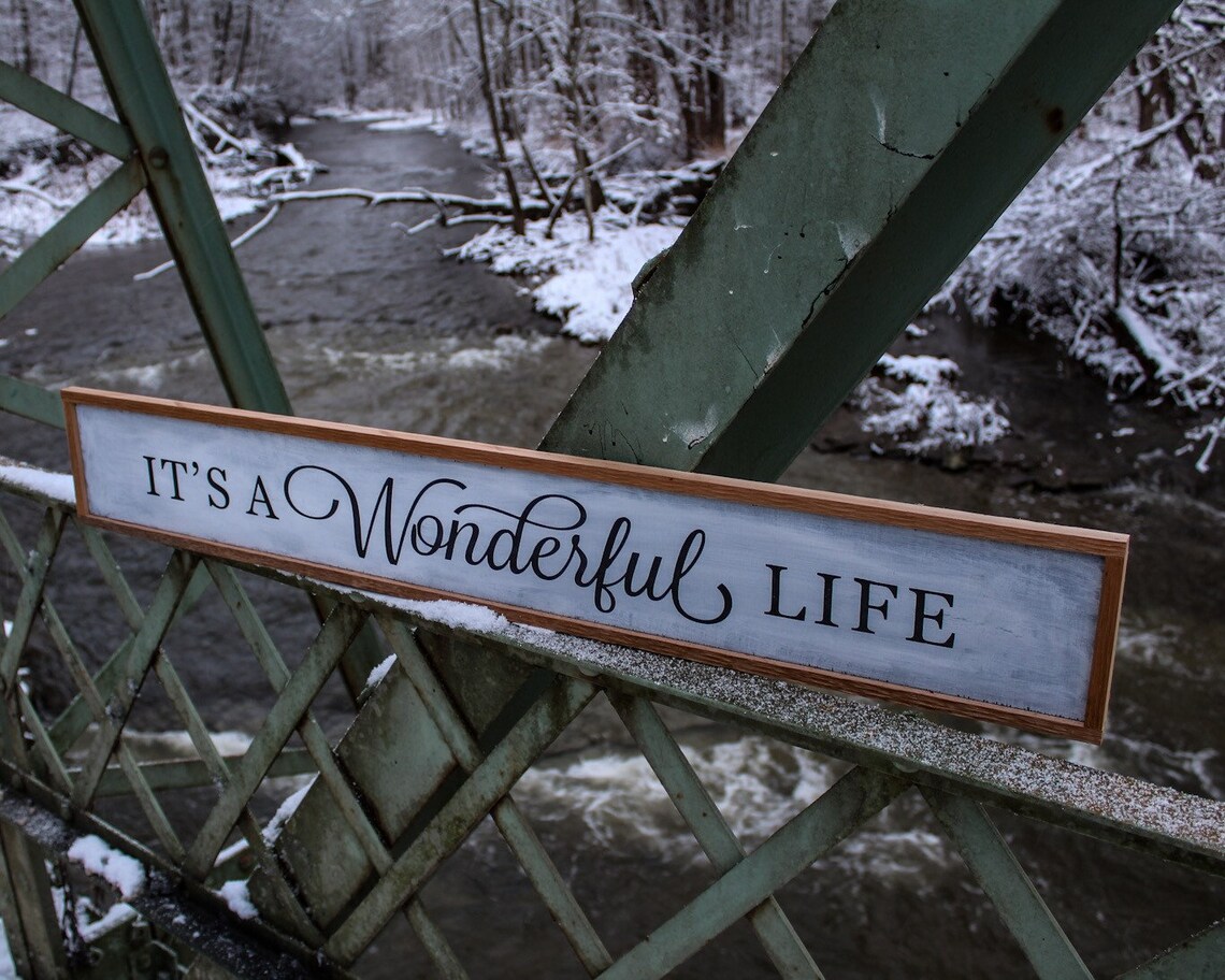 Its a Wonderful Life Its a Wonderful Life Sign Framed - Etsy