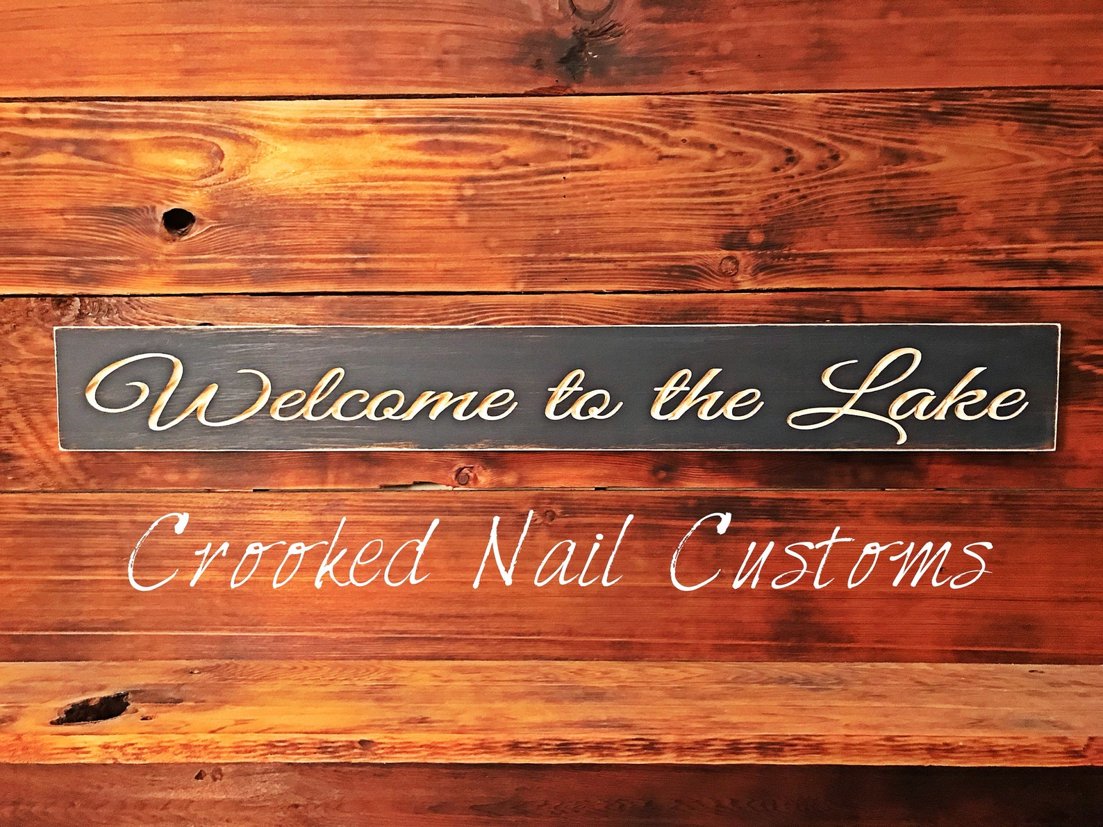 Welcome to the Lake Lake Signs Lake Life Beach Signs - Etsy