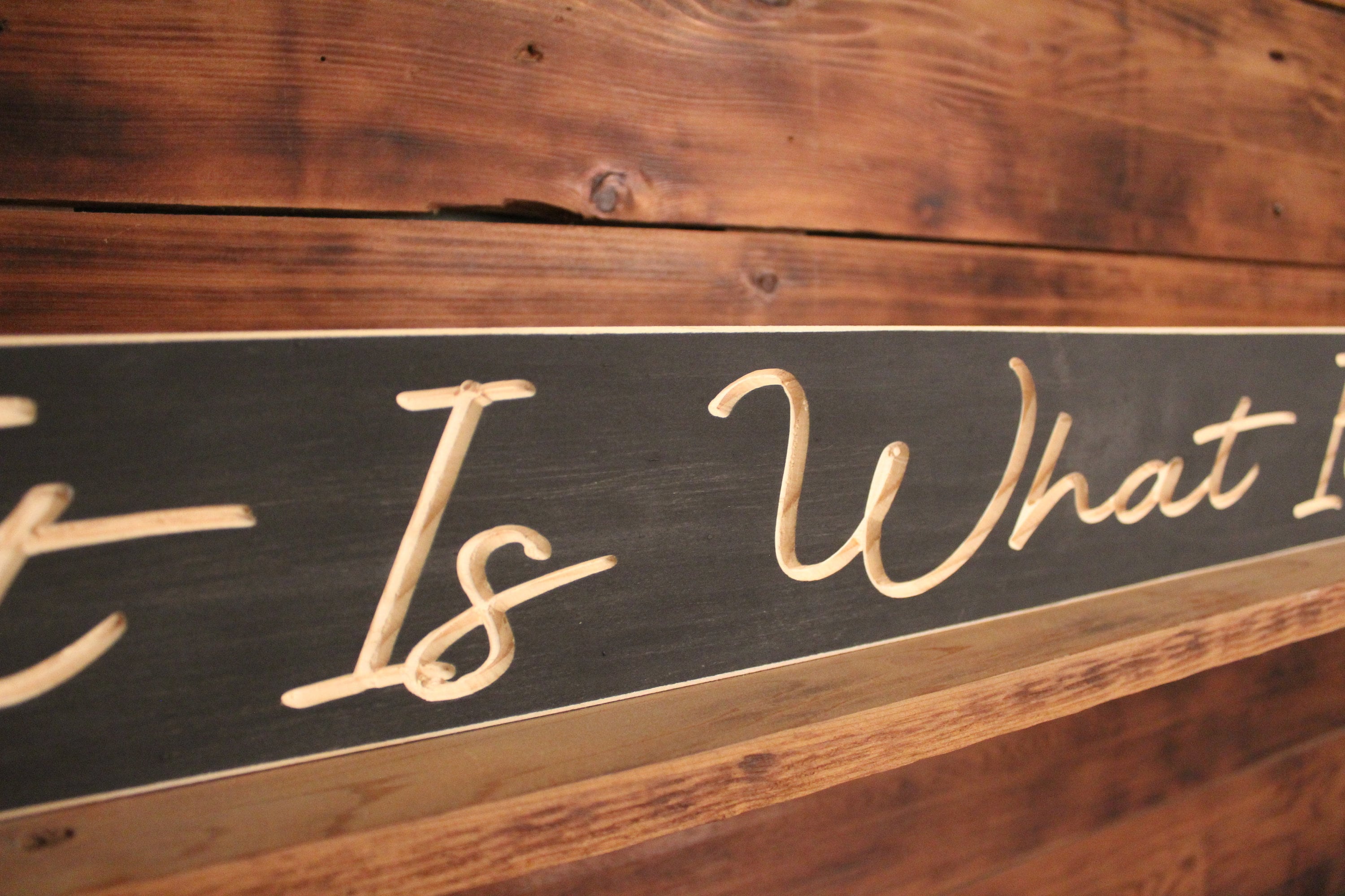 It is What It is Sign It is What is is Wooden Sign | Etsy
