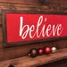 Believe Sign Believe in the Magic Sign Christmas Signs - Etsy