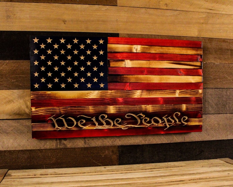 Rustic Flag Rustic Wooden Flag Wooden American Flag - Etsy