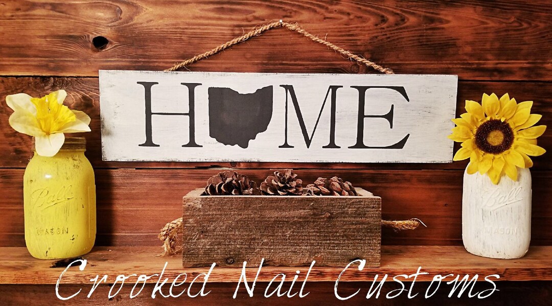 Ohio Farmhouse Farmhouse Signs Wooden Signs Rustic Signs Wood Farm Sign ...