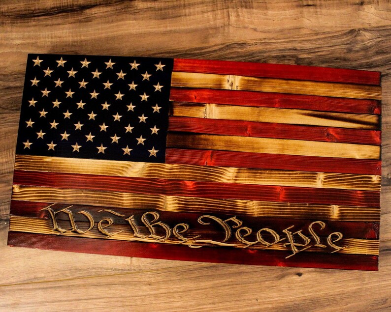Rustic Flag Rustic Wooden Flag Wooden American Flag - Etsy