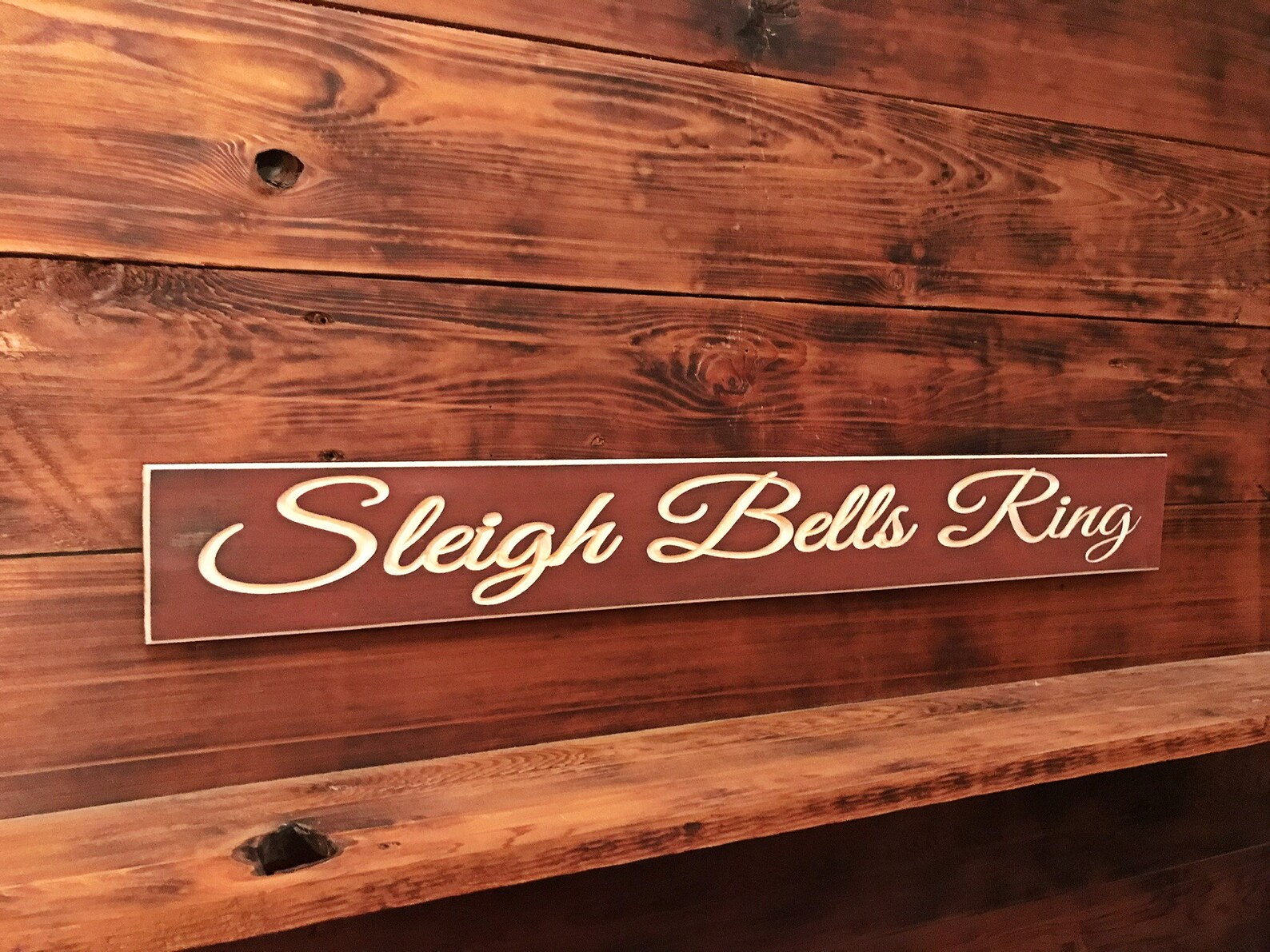 Sleigh Bells Ring Sign Christmas Signs Carved Signs | Etsy