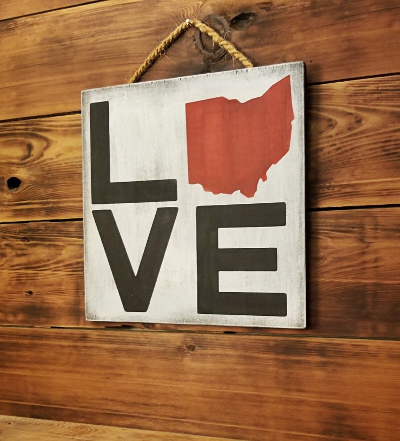 Ohio Love Signs Ohio Signs Ohio Decor Ohio Love Love - Etsy