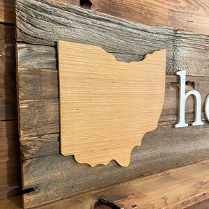 Barn Wood Sign Ohio Sign Farmhouse Decor Ohio Decor Rustic Decor Wooden ...