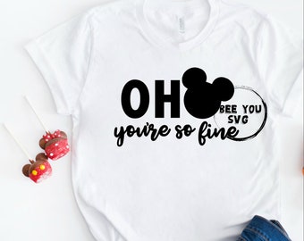 Oh Mickey You so Fine Svg | Etsy