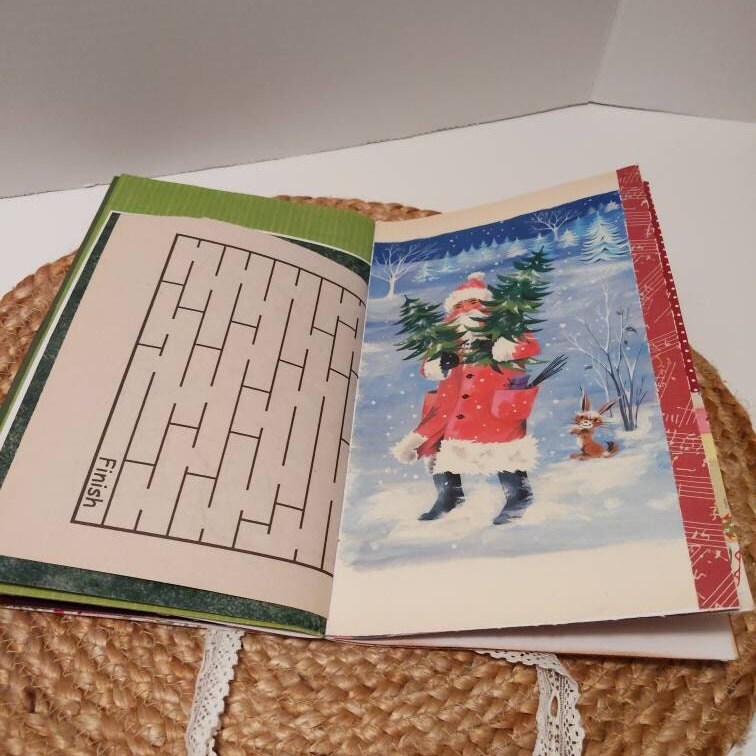 Christmas Tree Handmade Journal - Etsy