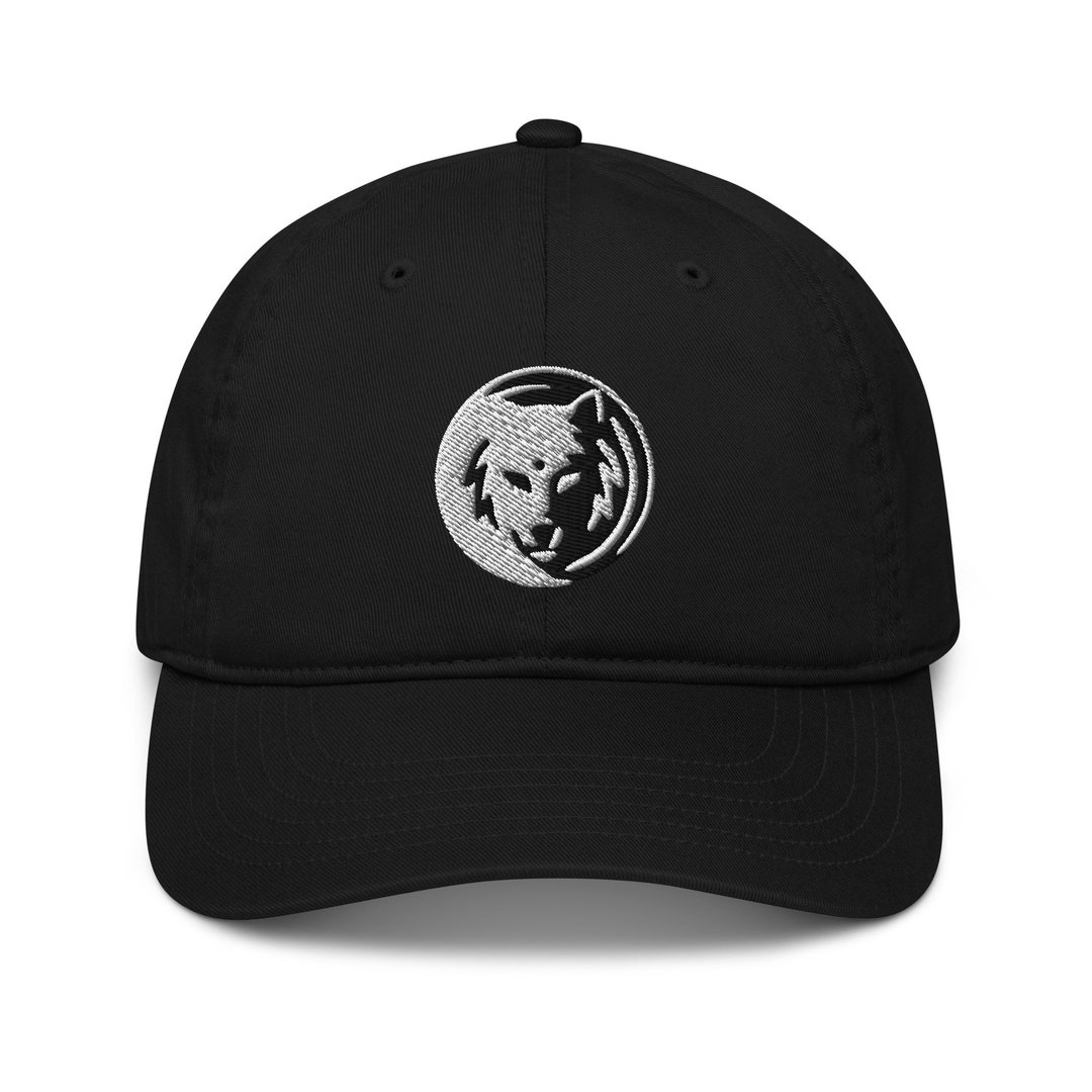 Organic Baseball Cap - Embroidered Lonerwolf - Etsy