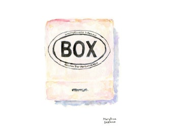 The Box Nantucket Matchbook - Etsy