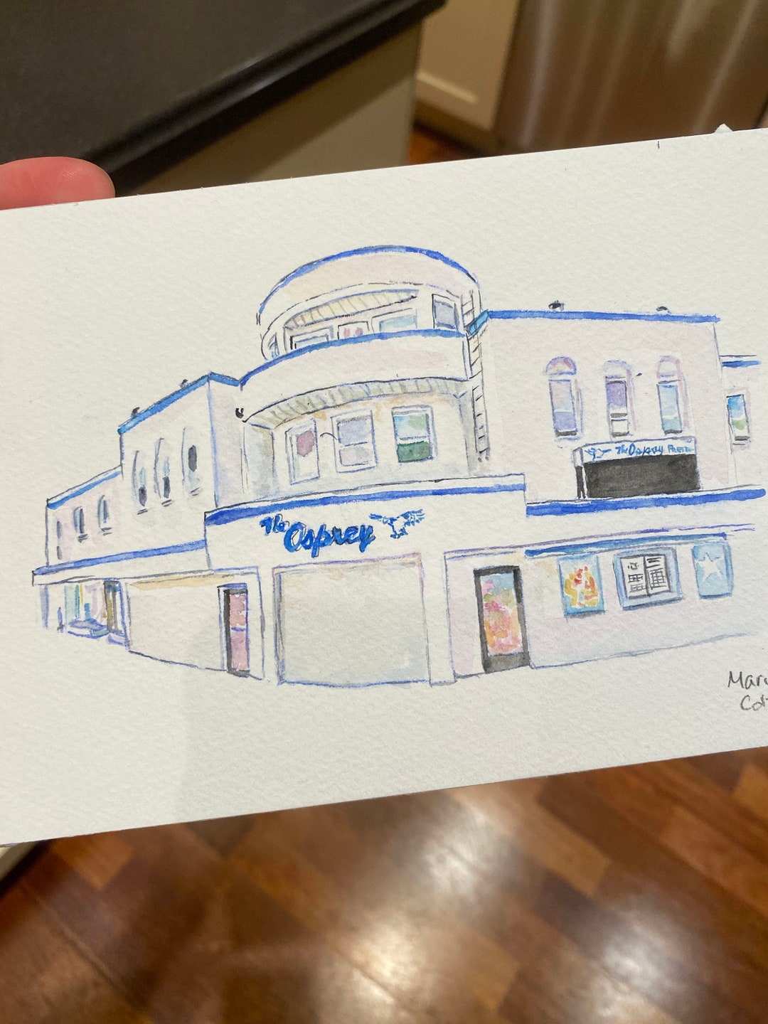 The Osprey Night Club - *ORIGINAL PAINTING* - Etsy