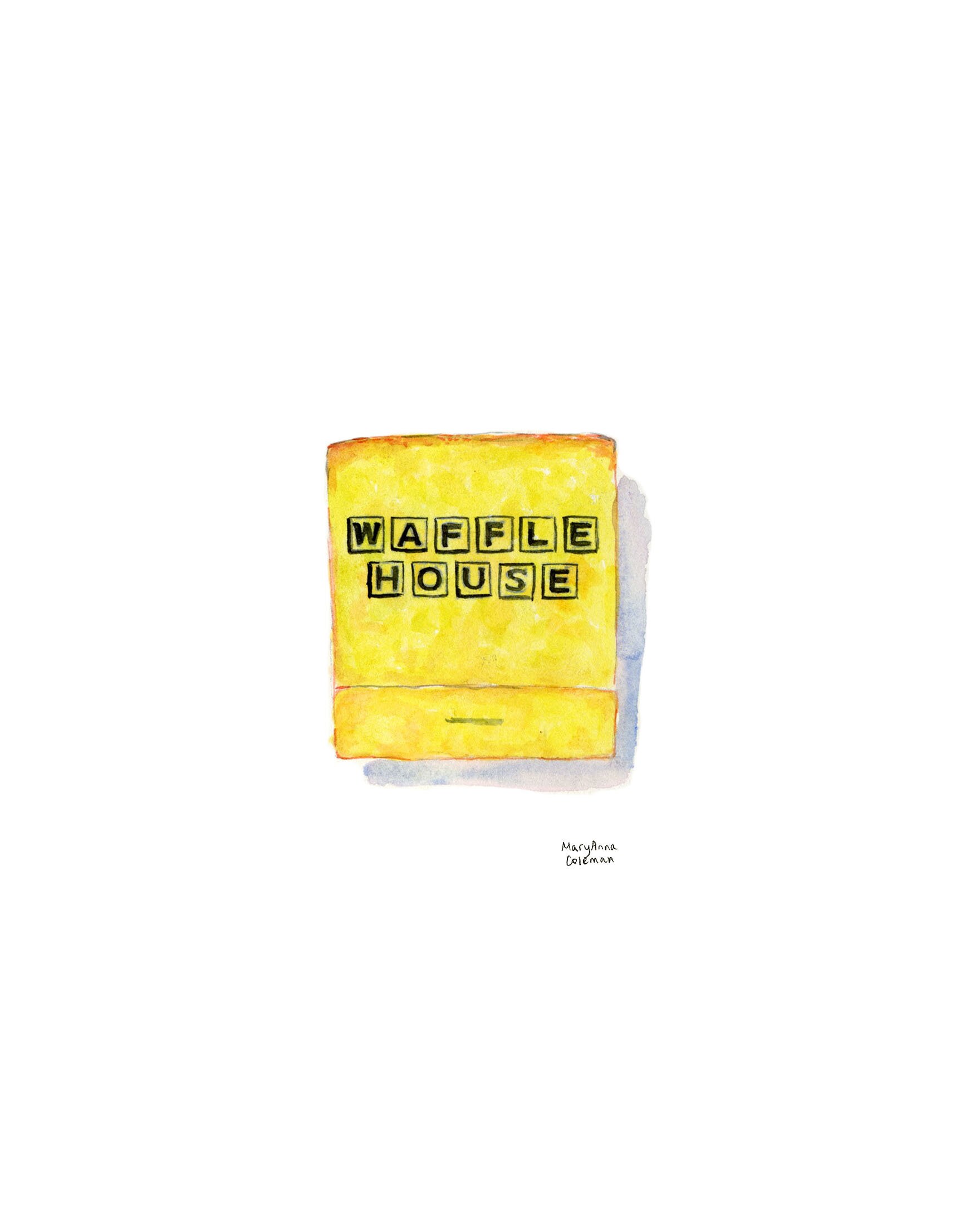 Waffle House Matchbook - Etsy