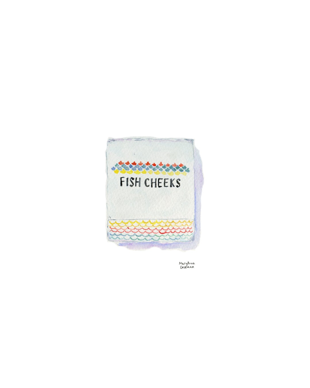 Fish Cheeks Matchbook - Etsy
