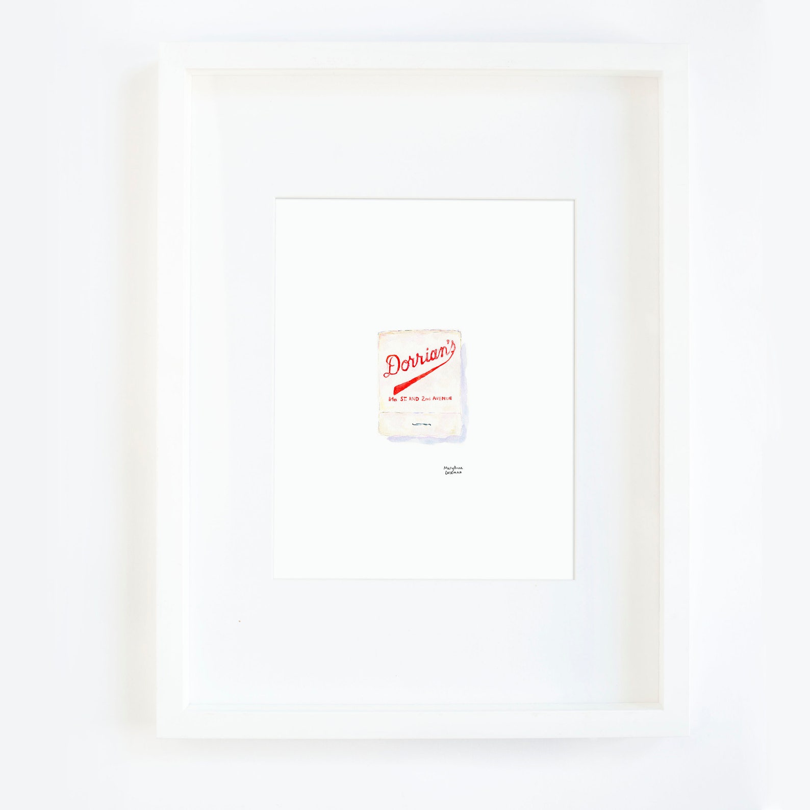 Dorrians Matchbook - Version 1 - Etsy