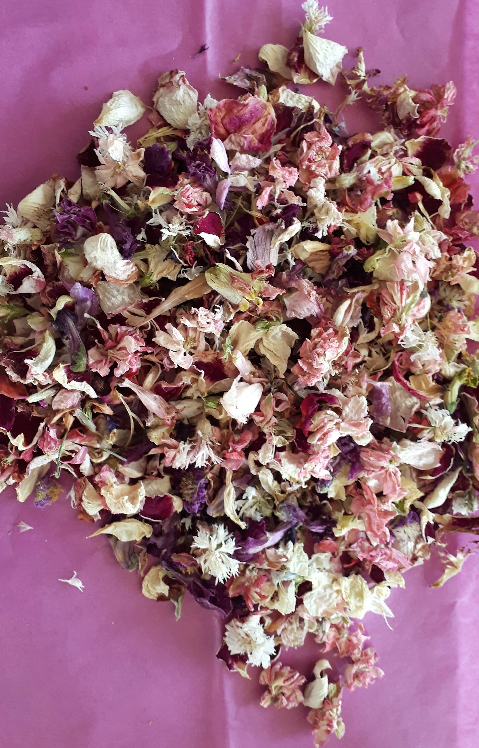 Real Flower Confetti Handmade British Flower Confetti - Etsy