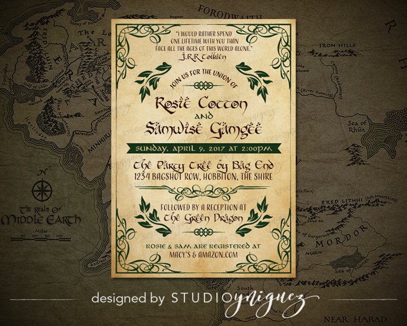 Fantasy Wedding Printable Invitation Suite Woodland Printable - Etsy