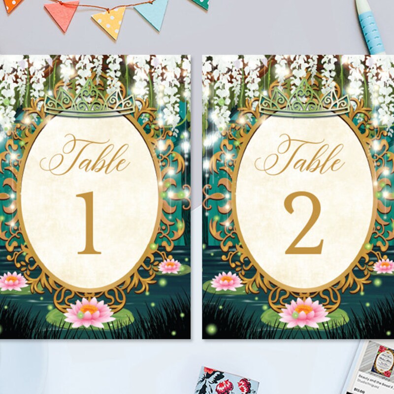 5x7 Table Numbers - Etsy