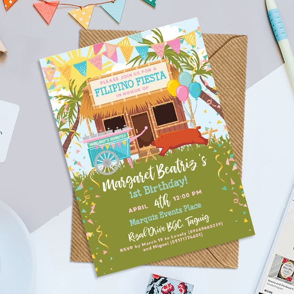 Filipino Wedding Invitation - Etsy