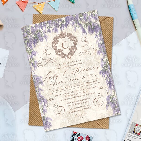 High Tea Invitation - Etsy