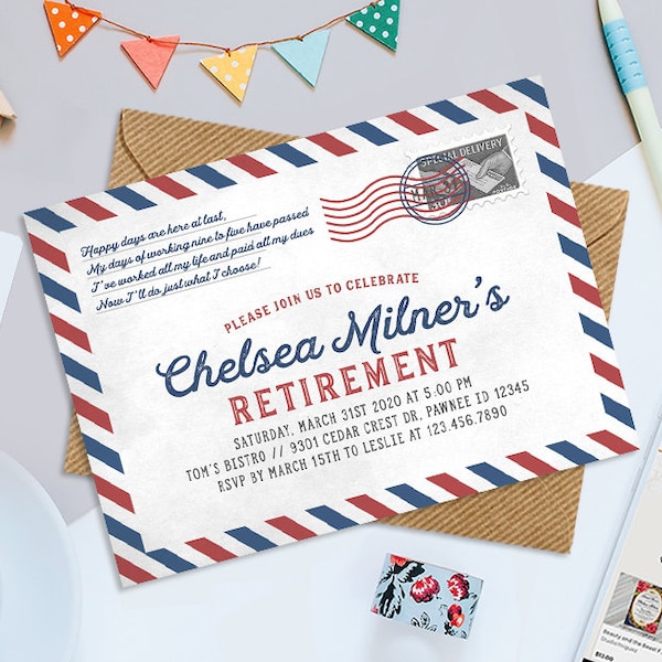 Postal Retirement - Etsy