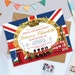 Royal British Birthday Invitation London Birthday Printable - Etsy